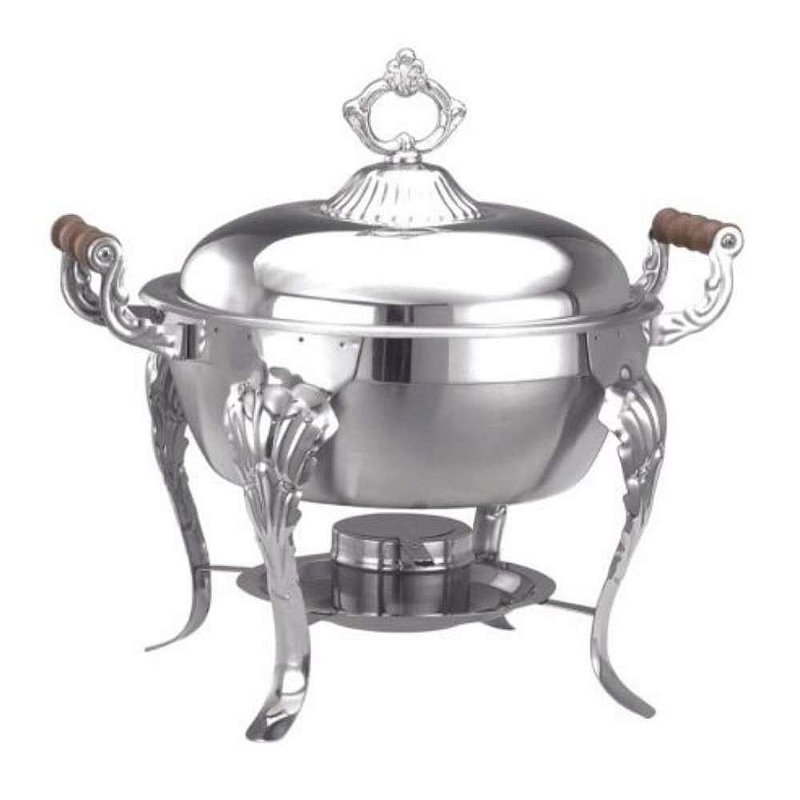 Rechaud Inox Redondo Luxo 5 Litros Zahav Inox - Maesttro - Maesttro ...