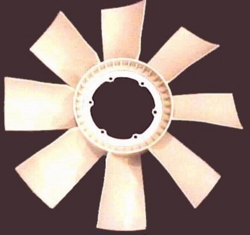 Helice Refrigeração Motor 8 PaS/ Nylon/So Helic Para Sca 124 LARG.PA ...