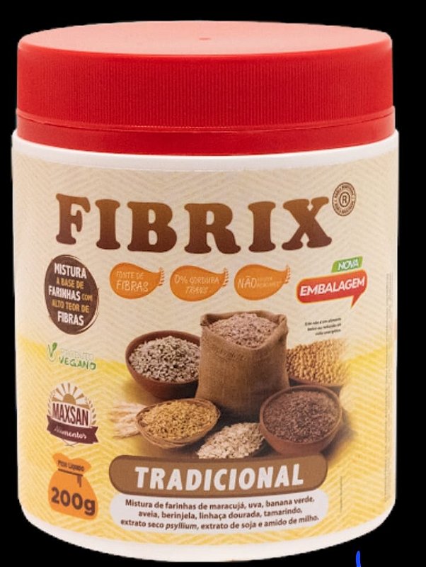 Fibrix Tradicional - Regulador Intestinal Vegano - Emporio Mais Sabor