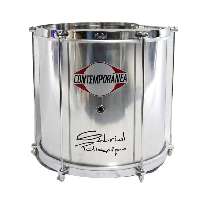 Repinique Repique Contemporânea 12" 30cm Gabriel Policarpo Alumínio ...