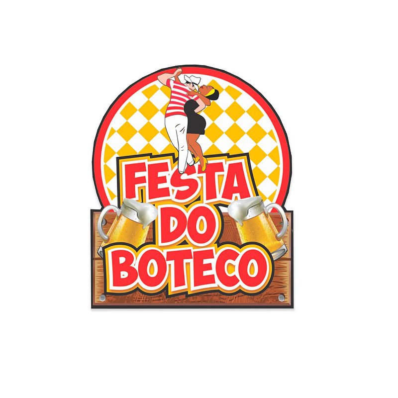 Painel Decorativo Festa de Aniversário Boteco Redondo - Shop Macrozao