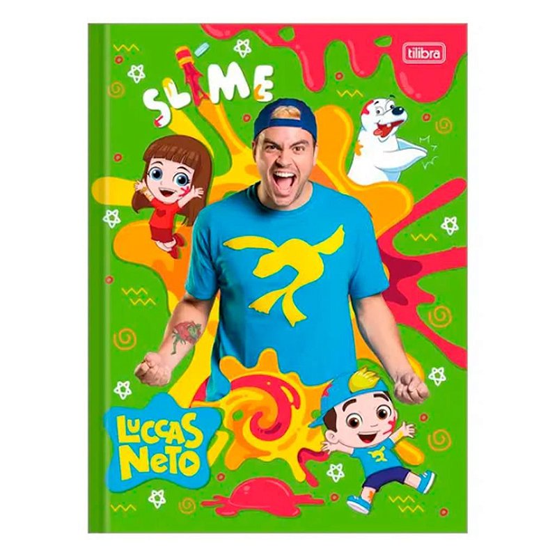 Caderno Luccas Neto 80 Folhas Brochura - Tilibra - Shop Macrozao