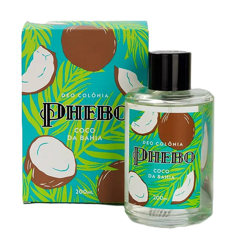 Phebo Colônia Coco da Bahia 200ml - Body e Beauty