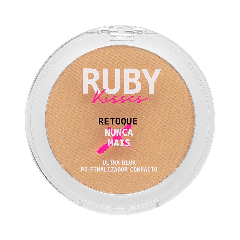 Ruby Kisses Retoque Nunca Mais Pó Finalizador Compacto Ultra Blur - Medium - Body e Beauty