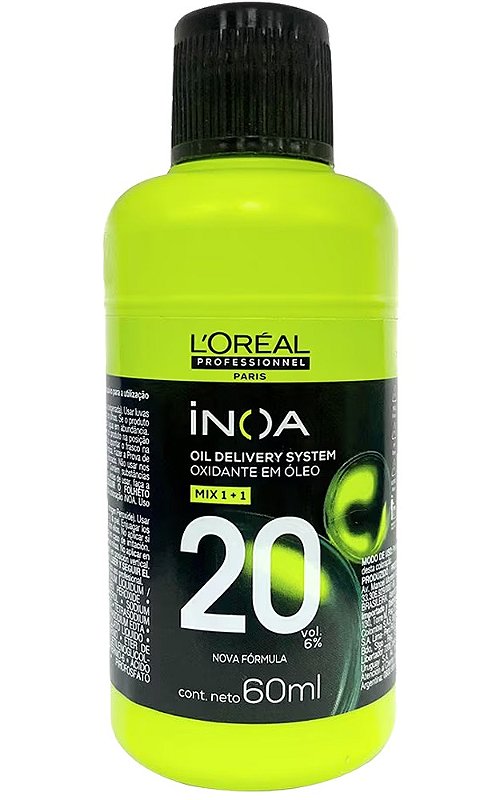 Loreal Inoa Emulsão 20 Volumes 60ml - Body e Beauty