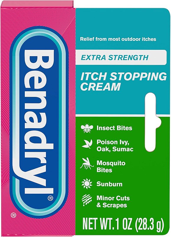 Creme Anticoceira Extra Forte, Itch Stopping Cream, 28.3g, Benadryl - MAGAM