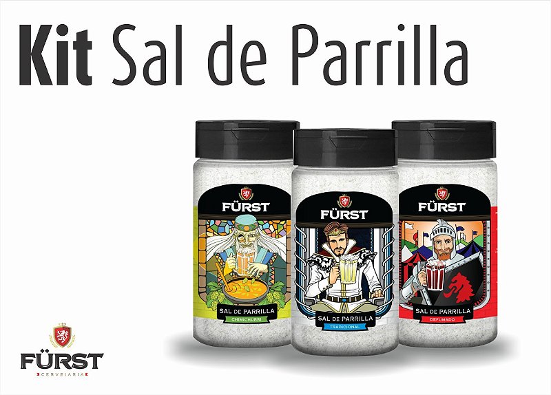 Kit Gourmet Fürst | 3 Sais de Parrilla Premium | Elevação Culinária ...
