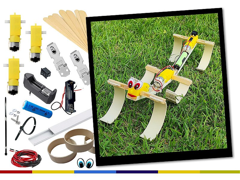Robô Animal Lacraia DIY - Experimento criativo faça você mesmo ...