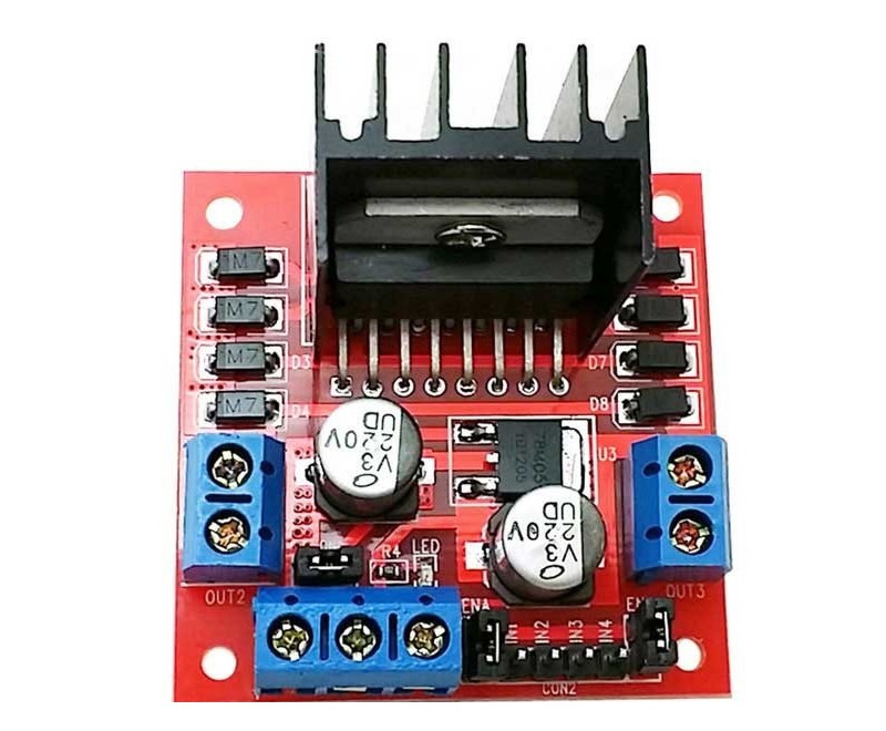 Módulo Ponte H L298N 6-35V Drive de Motor DC com 2 Canais - Robótica ...