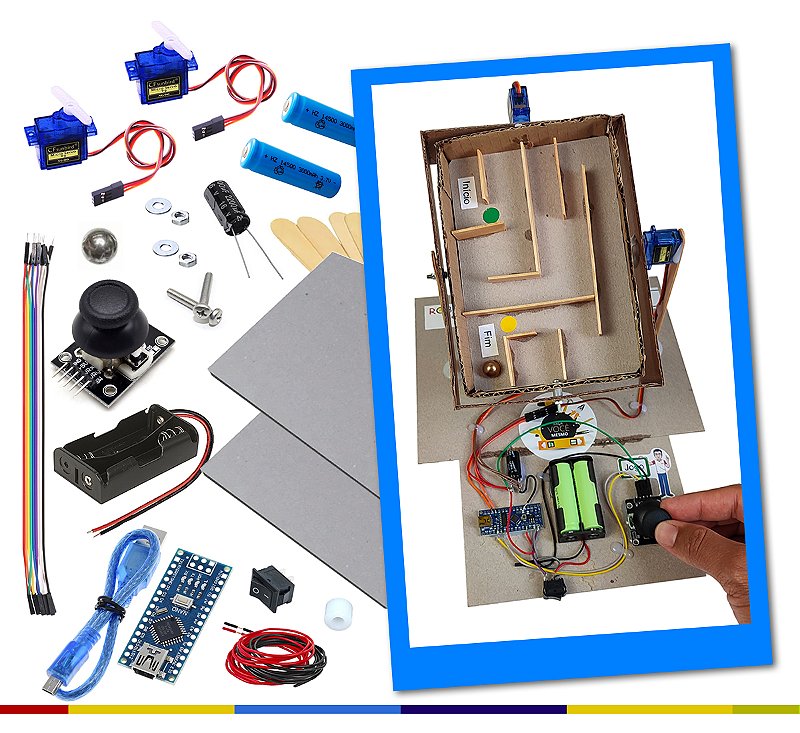 Aprenda Jogo Labirinto v2.0 com Arduino e Joystick - Robótica Educacional Brasil | Kits ...