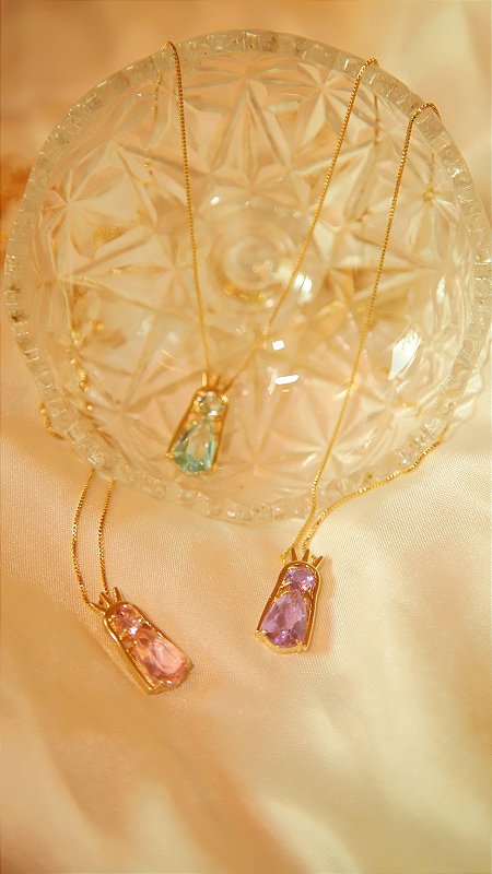 Colar Nossa Senhora Aparecida dourado (escolha a cor) - Carmen Bittencourt