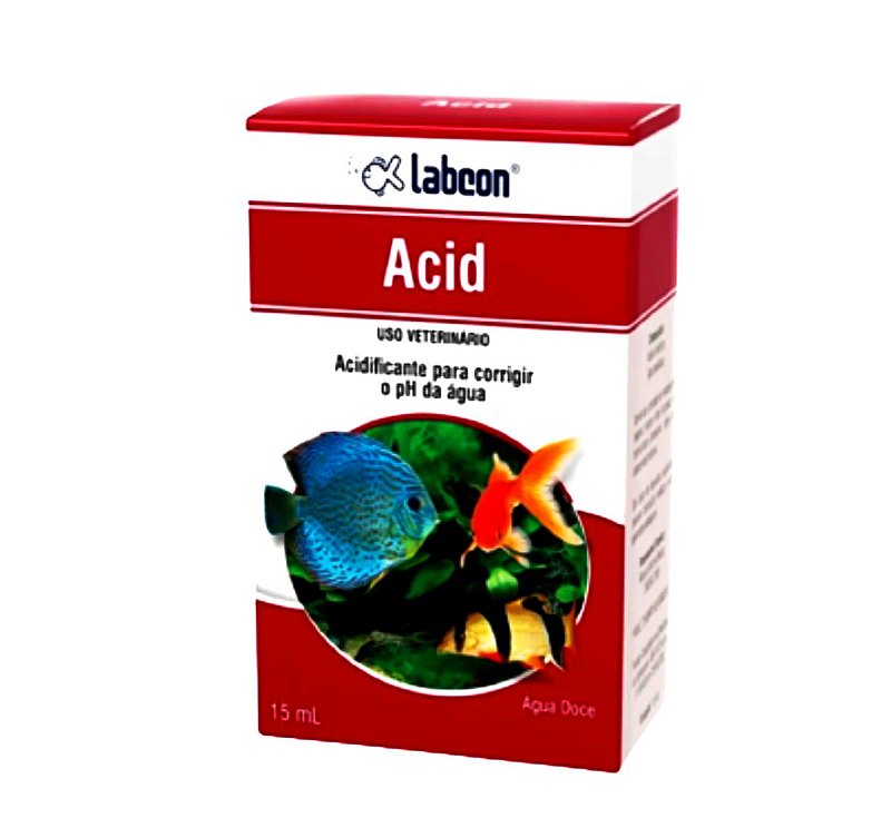 Labcon Acid 15 ml Acidificante P/Corrigir Ph Água Doce - Barbusfish