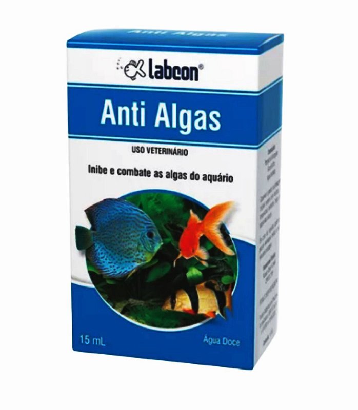 Labcon Anti Algas 15 ml Inibe e Combate as Algas do Aquário - Barbusfish