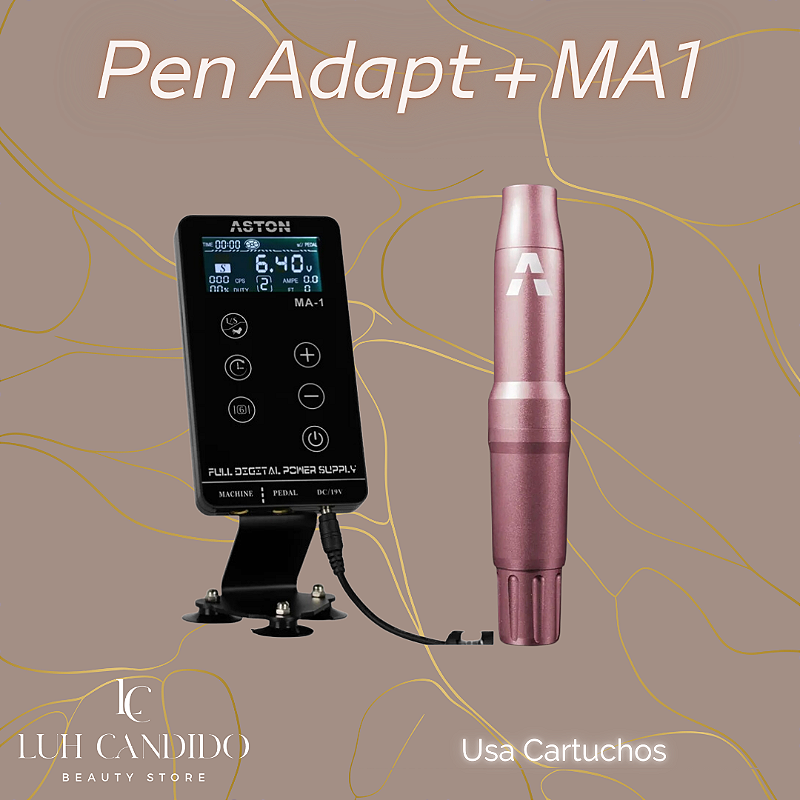 KIT ASTON PEN ADAPT + FONTE MA1 - Luh Candido Beauty Store