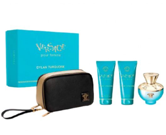 Kit Versace Pour Femme Dylan Turquoise 100ml - Emporio Parfum