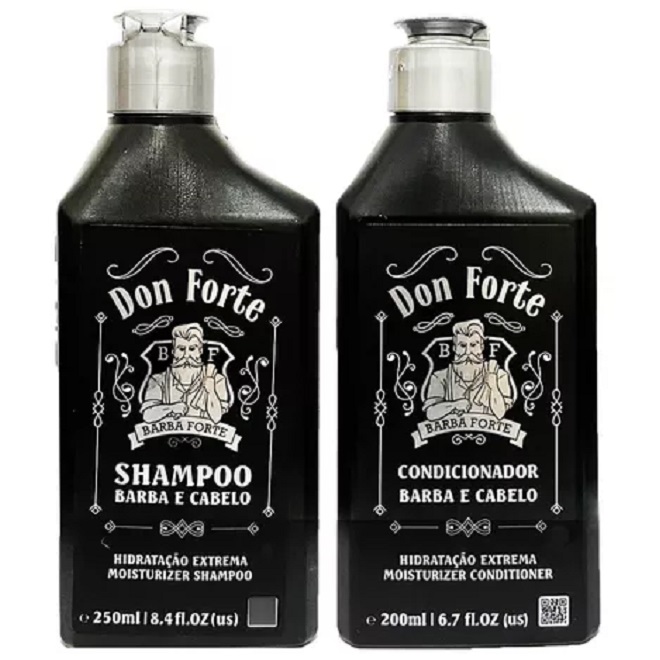 Coffret Don Forte Barba Forte Shampoo e Condicionador ( 2 produtos ...