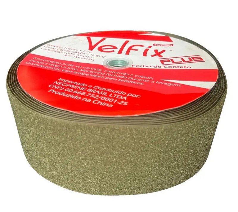 Velcro Fecho de Contato VO 100mm Macio (25 Metros) - CASA DO SUB