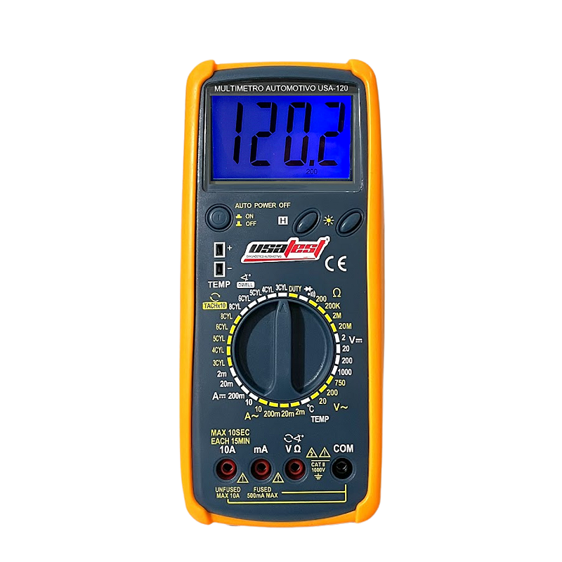 Multímetro Digital Automotivo USA-120 - Loja Virtual Usatest
