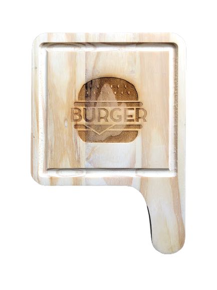 Tábua Madeira Pinus Burger - Connection Home