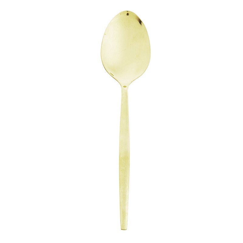 Colher de Servir em Aço Inox Opera 27,5cm - Champanhe Dourado ...