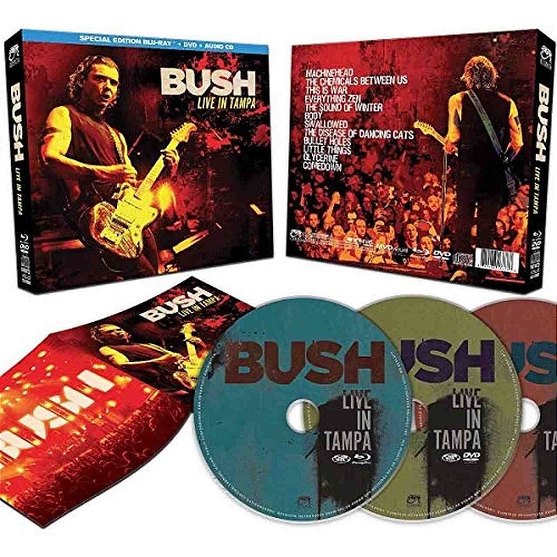 Blu-ray + CD + DVD Bush Live In Tampa - The Originals
