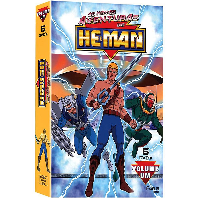 DVD As Novas Aventuras De He Man Vol 1 (6 DVDs) - The Originals