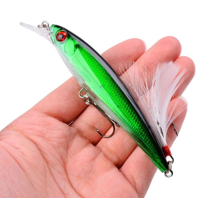 Isca Artificial Raptor XP 100 Penacho cor verde - Martinelli Pesca e ...