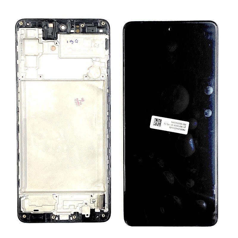 Frontal Completa Tela Touch Display Lcd Samsung M51 ** Com Aro ...