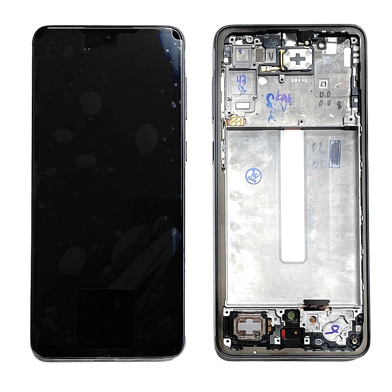 Frontal Completa Tela Touch Display Lcd Samsung A33 ** Com Aro ...