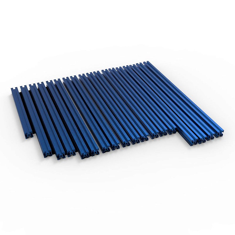 Kit de Perfis Azul para Impressora 3D Voron 2.4 | Alumínio - Forseti ...