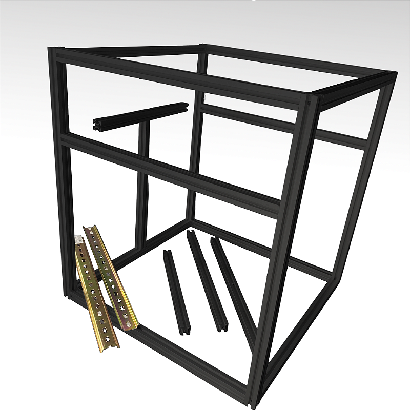Kit Frame Preto para Impressora 3D Voron Trident | Alumínio - Forseti ...