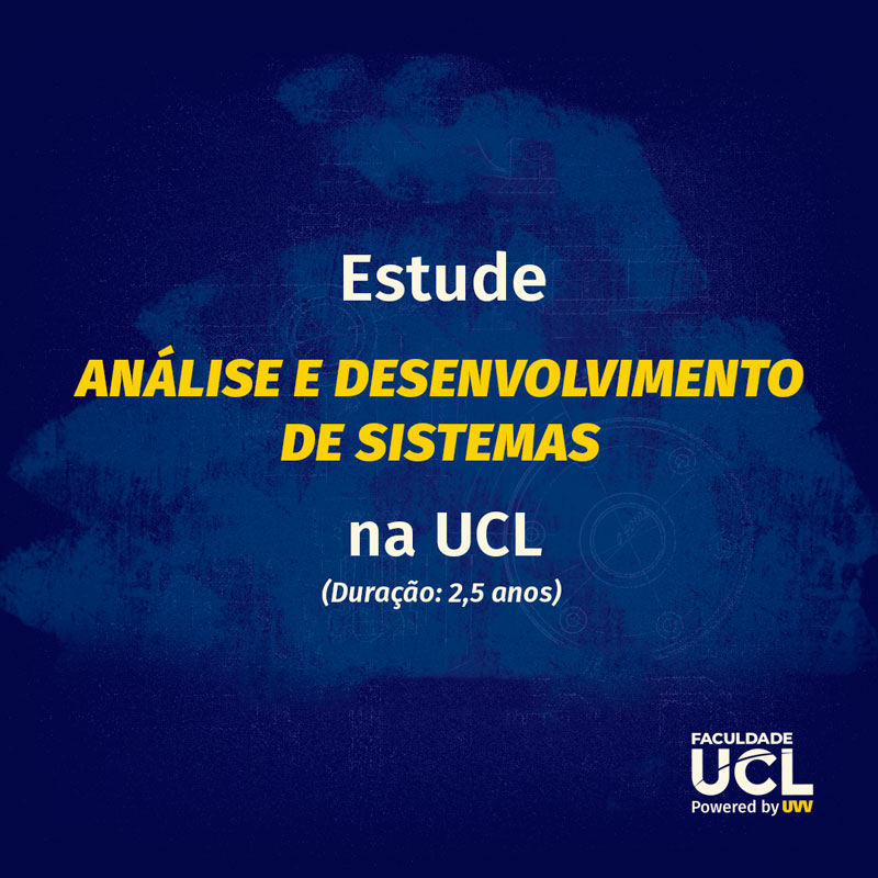 Pré Matrícula - Análise e Desenvolvimento de Sistemas (EAD) - UCL - Faculdade do Centro Leste