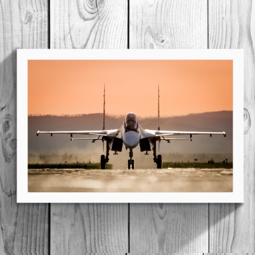 Quadro - SUKHOI (20cm x 30cm) - Loja Águias de Aço