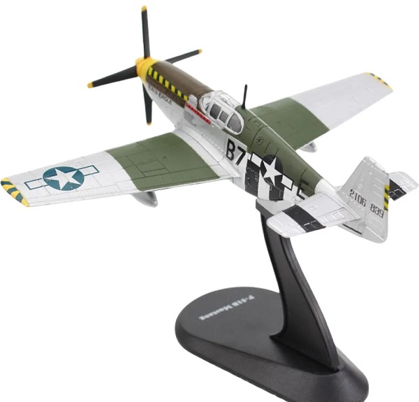 RARIDADE! P-51 MUSTANG - METAL - ESCALA 1:72 - Loja Águias de Aço