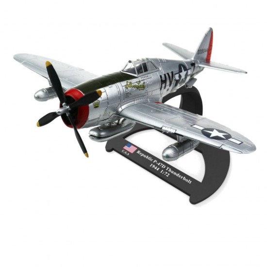 P-47 Thunderbolt - METAL - ESCALA 1:72 - RARIDADE! - Loja Águias de Aço