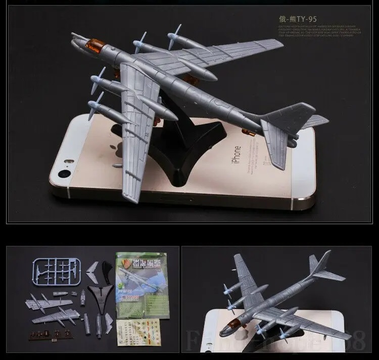 TU-95 BEAR - Fácil Montagem - NÃO precisa pintar/colar - Loja Águias de Aço