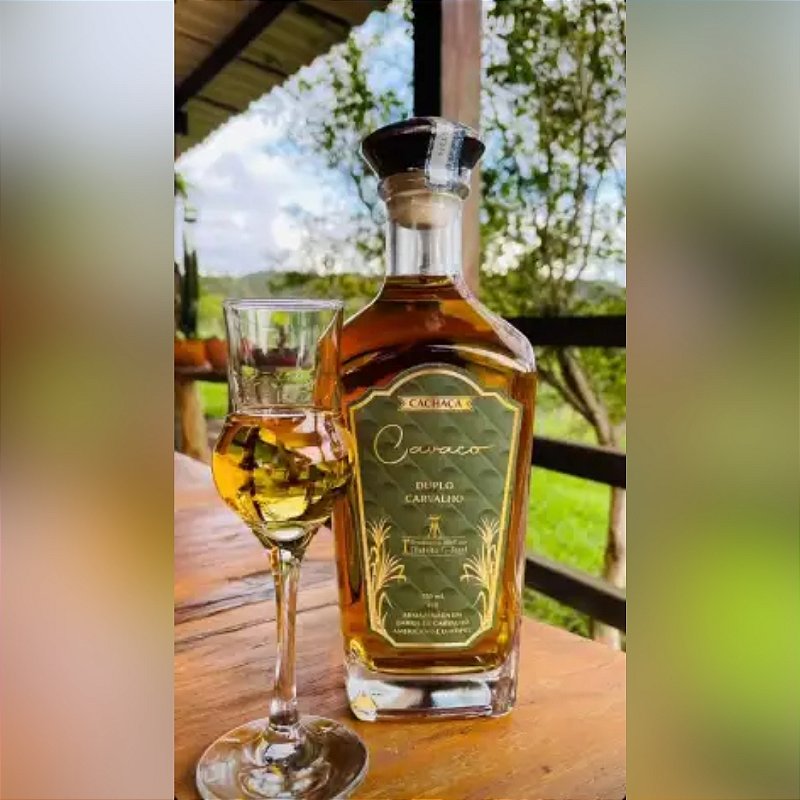 Cachaça Cavaco Duplo Carvalho 750ml | Ararauna Cachaçaria - Ararauna ...