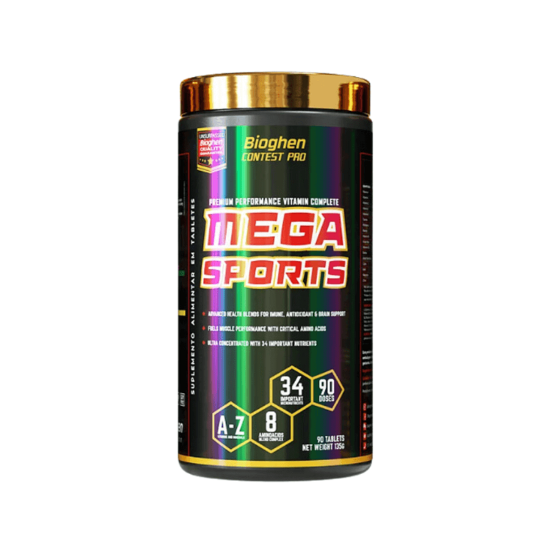 MEGA SPORTS BIOGEN - 90 CAPS - Curitiba Nutrition - Suplementos