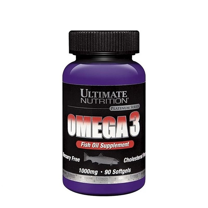 OMEGA 3 ULTIMATE NUTRITION - 90 SOFTGELS - Curitiba Nutrition - Suplementos