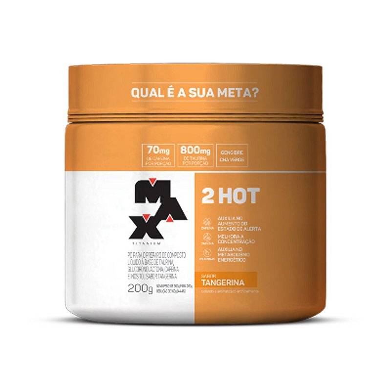 2 HOT MAX TITANIUM - 200G - Curitiba Nutrition - Suplementos