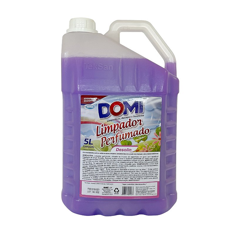 LIMPADOR PERFUMADO DOMI DESOLIN 5L - Teksan