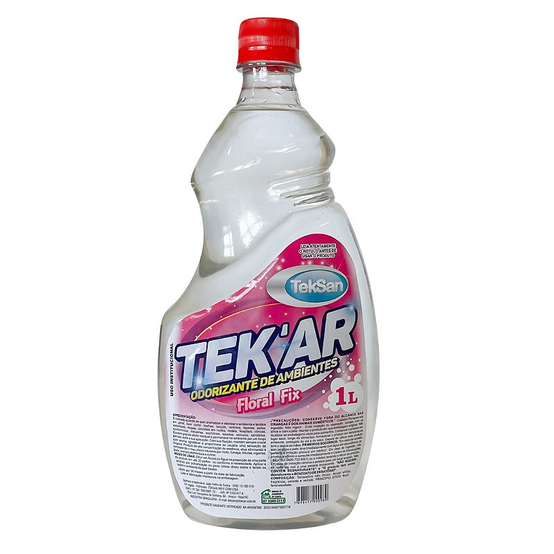 TEK'AR ODORIZANTE FLORAL FIX 1L REFIL - Teksan