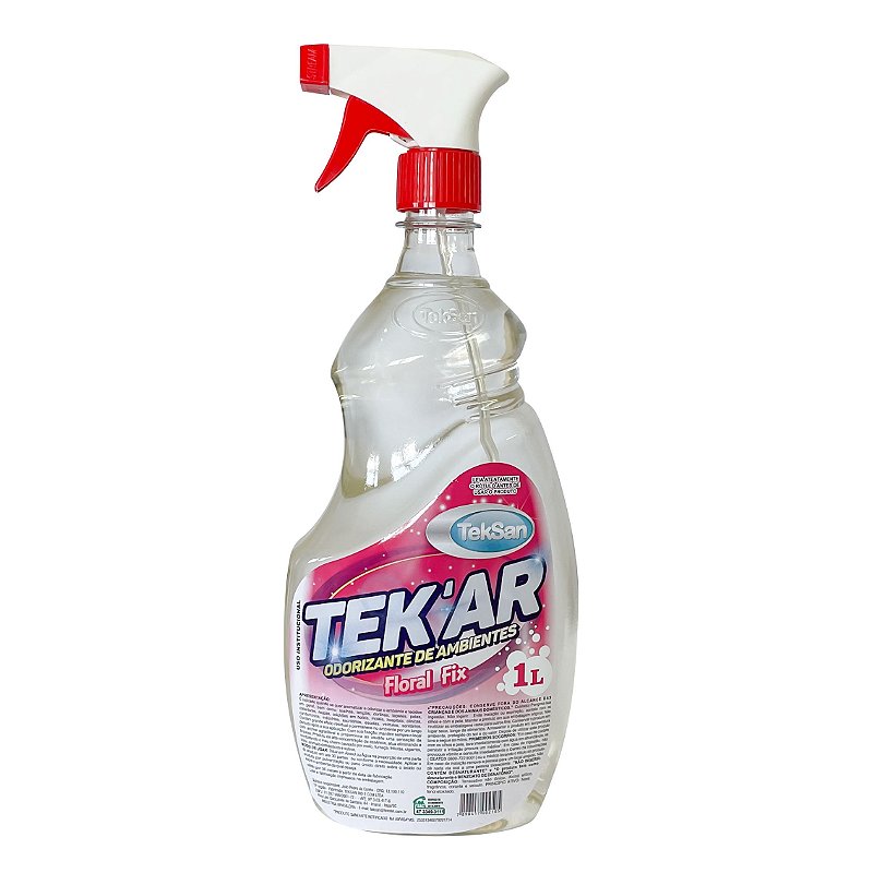 TEK'AR ODORIZANTE FLORAL FIX 1L COM PULVERIZADOR - Teksan