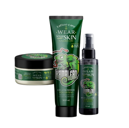 Kit Pós Tattoo Care Wear Your Skin by Kamaleão Color - Unicolourfull