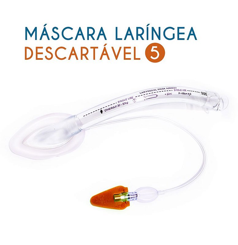 Máscara laríngea Descartável N5 - Medbit