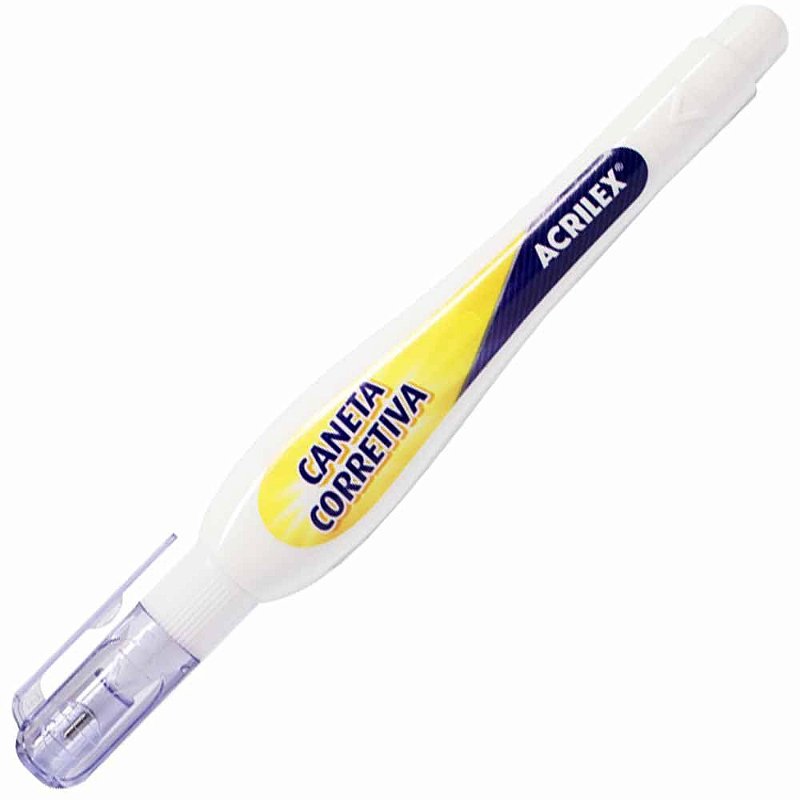 Corretivo em Caneta 3ml | Acrilex - Papelaria Judá - A sua preferida!