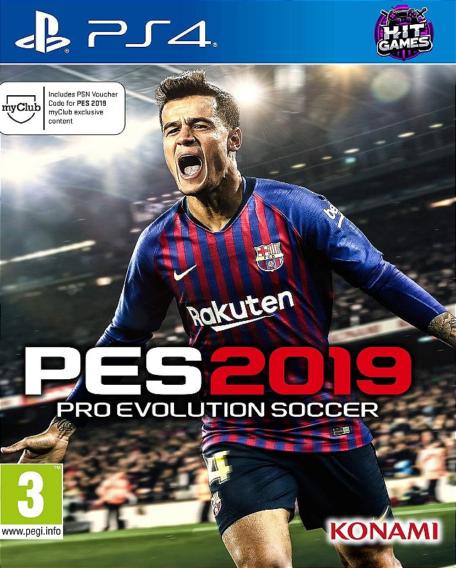 Pes 19 Pro Evolution Soccer 2019 Psn PS4/PS5 Midia Digital - Hit Games Midia Digital Ps4/Ps5 Psn