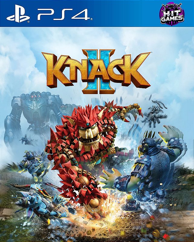 Knack 2 PS4/PS5 Psn Midia Digital - Hit Games Midia Digital Ps4/Ps5 Psn