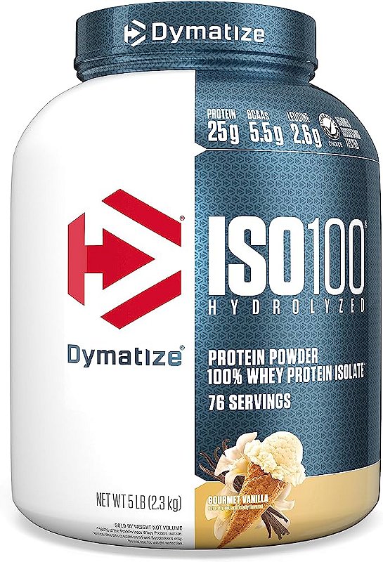 Iso 100 Whey Protein Isolado - Dymatize (2,3kg) - HEAVY NUTRITION SUPLEMENTOS
