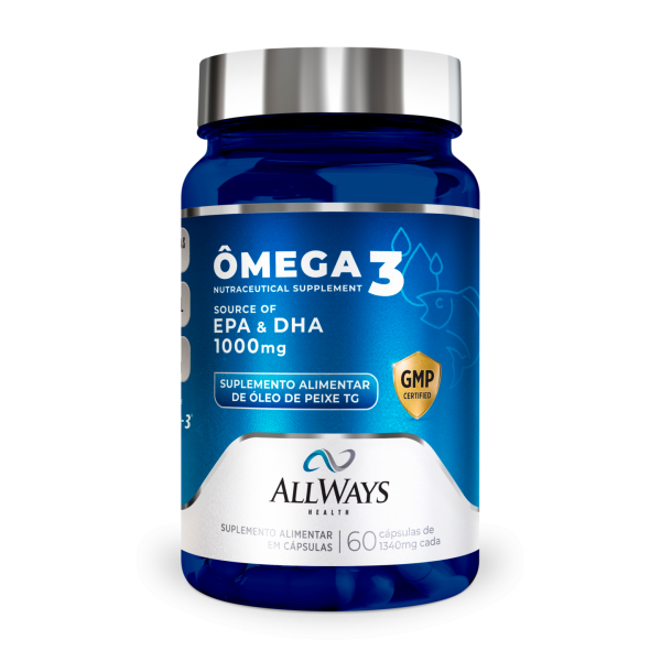 ÔMEGA 3 - 60 CAPS - ALLWAYS HEALTH - HEAVY NUTRITION SUPLEMENTOS